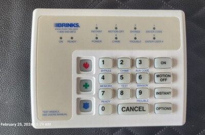 Brinks Alarm Control Panel—Used | eBay
