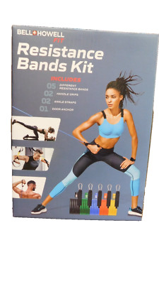 Bell + Howell 5 Levels Fitness Resistance Bands Loop Set -Open Box | eBay