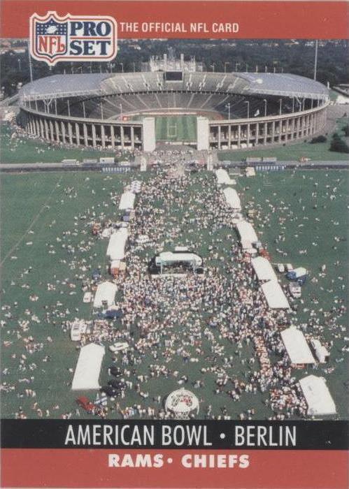 1990 Pro Set - American Bowl - Berlin #782 for sale online | eBay