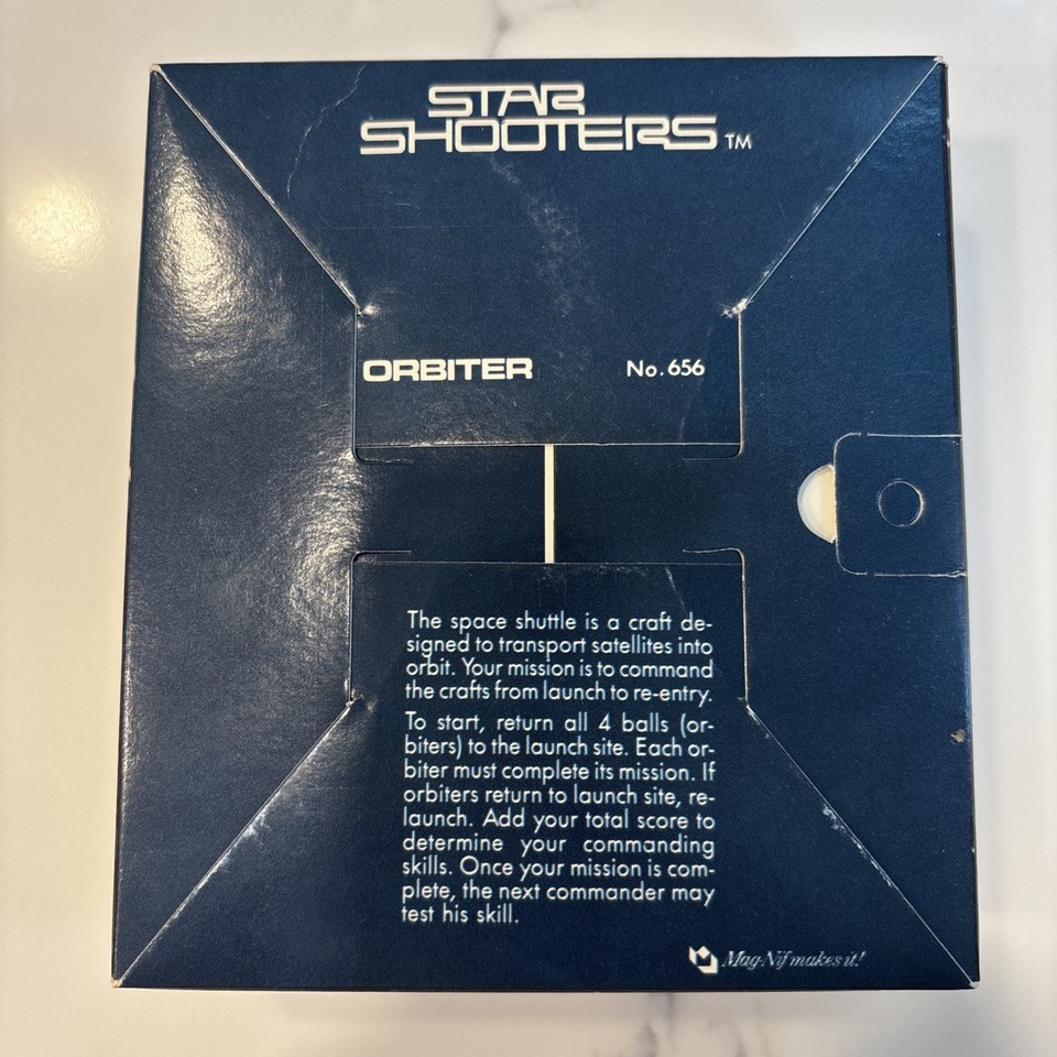 Vintage 1983 Star Shooter Space Theme Handheld Pinball Game Toy- New in ...