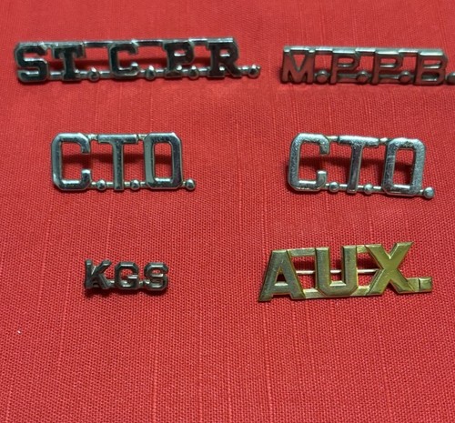 Vintage Collar Pins Lot of 6, CTO , Aux, MPPB, KGS and STCPR | eBay