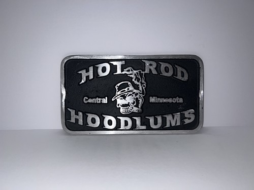 Vintage Cast Aluminum HOT ROD HOODLUMS Rare Car Club Plaque Collectable ...