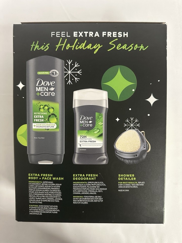 New In Box Holiday Gift Set Dove Men + Care Fresh Festive Feeling | eBay