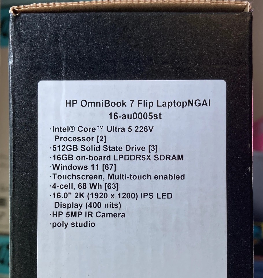 HP Flip 16" 2K 2-in-1 laptop, Intel Core Ultra 5, 16GB/512GB, Backlit ...