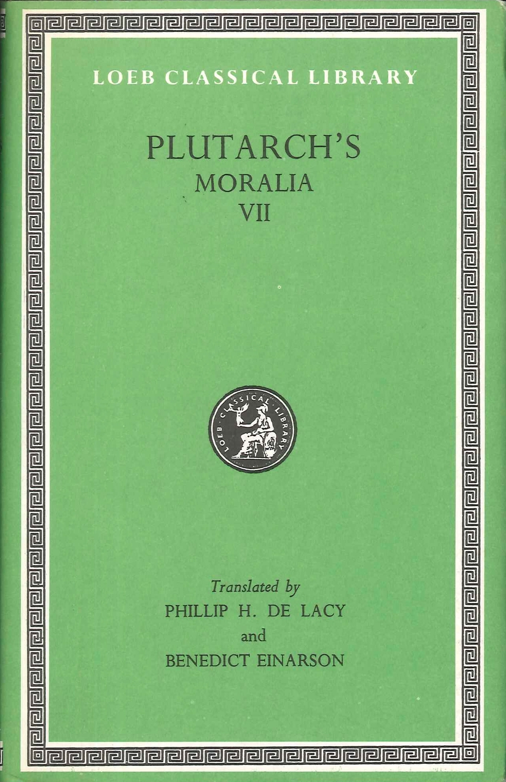 Plutarch's Moralia. Vol. 7 - [Loeb Classical Library - Harvard ...