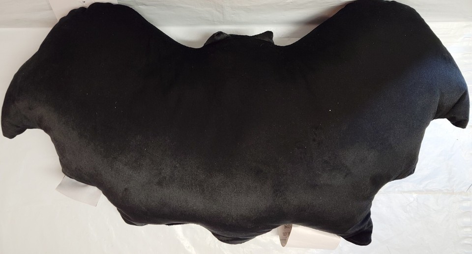 Halloween Bat Shaped Plush Soft Throw Pillow Novogratz 12x22 New | eBay