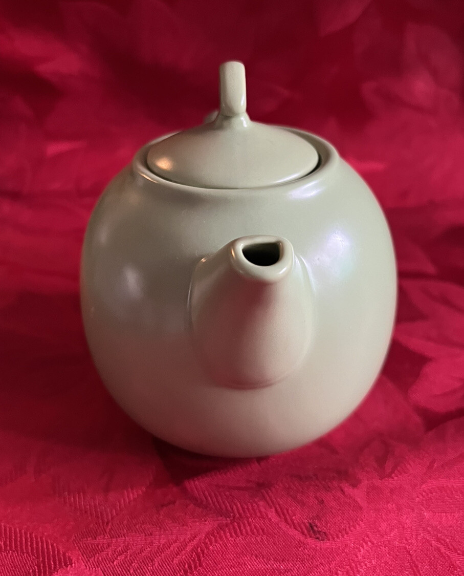 Chantal 2003 Matte Green 24oz Personal Ceramic Small Tea Pot 3 Cup 92 ...