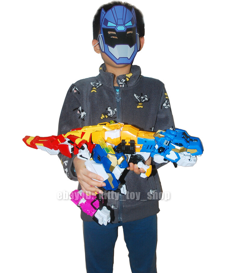 Miniforce Super Dino Power 2 SUPER TYRAKING T-Rex Dinosaur Combined ...