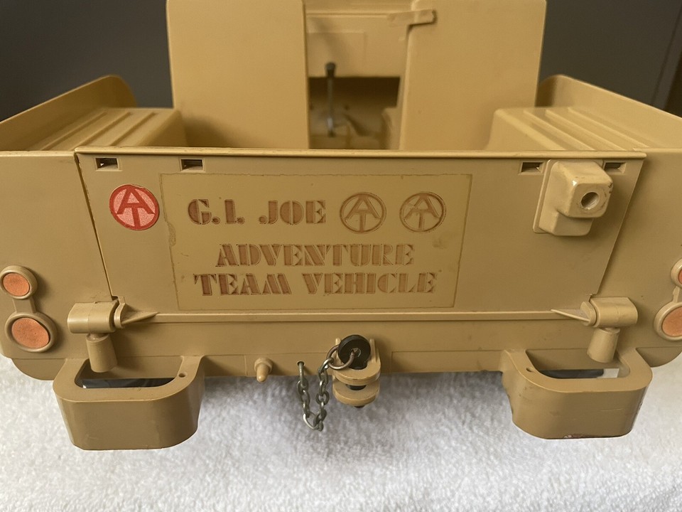 VINTAGE GI JOE ADVENTURE TEAM TAN DESERT PATROL JEEP HASBRO 1960’s | eBay