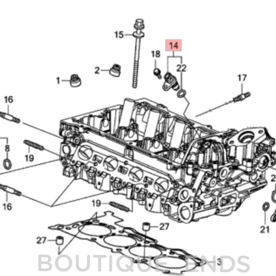 OEM Genuine for Honda Camshaft Position Sensor 37510-5A2-A01 CMP TDC Accord CR-V | eBay