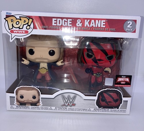 Funko Pop Edge & Kane WWE 2 Pack Target Con Exclusive | eBay