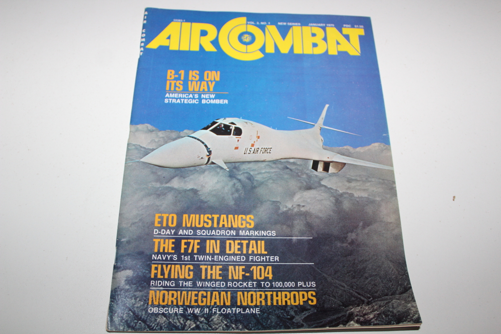 Vintage AIR COMBAT Magazine Vol. 3 No. 1 January 1975 | eBay