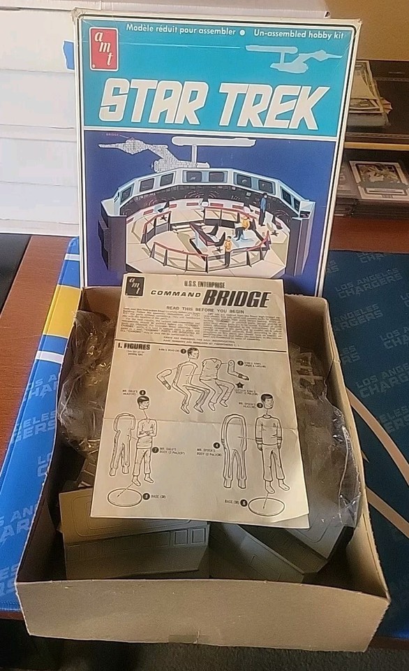 Vintage AMT 1975 Star Trek Command Bridge U.S.S. Enterprise Model Kit | eBay