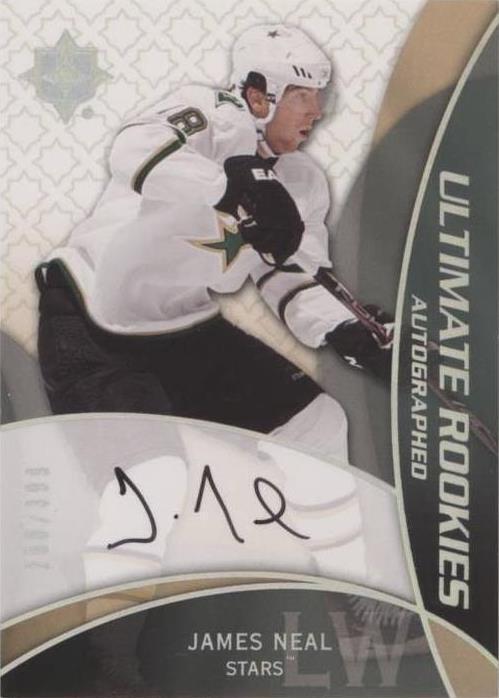 2008-09 Ultimate Collection - Ultimate Rookies Autographed James Neal ...
