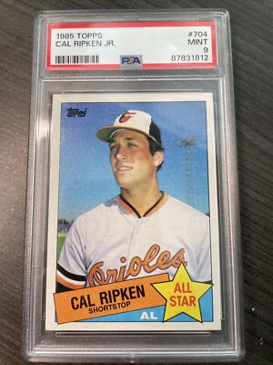Cal Ripken Jr 1985 Topps PSA 9 #704 Orioles All Star HOF | eBay