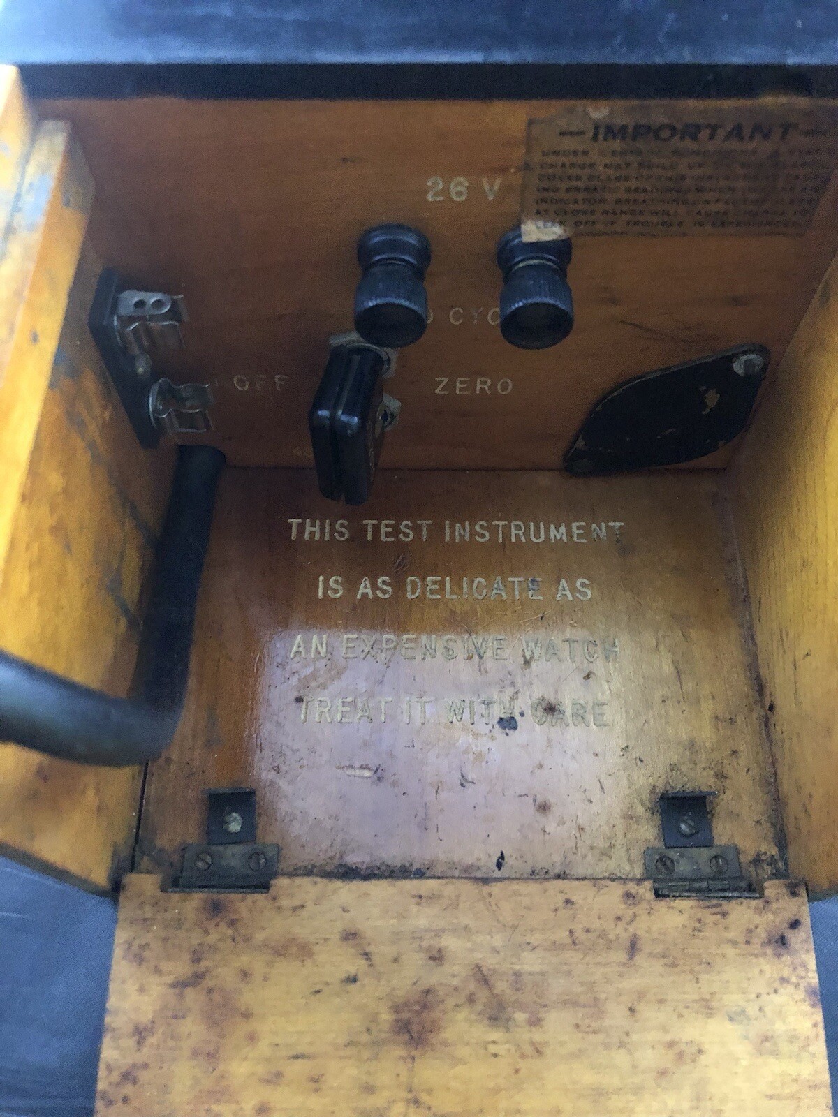 US Army Air Forces WWII Magnesyn Instrument Field Tester OB McClintock ...