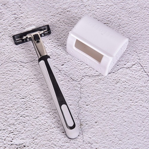 Plastic Super Suction Cup Razor Rack Shaver Home Bathroom Wall Storage ...