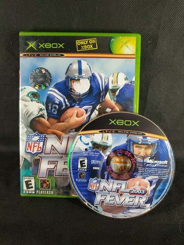 NFL Fever 2003 (Microsoft Xbox, 2002) Case & Game Only Great Shape ...