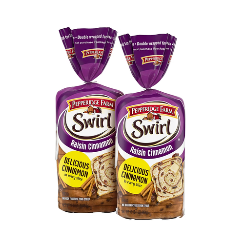Pepperidge Farm Raisin Cinnamon Swirl Breakfast Bread, 2 pk./16 oz ...