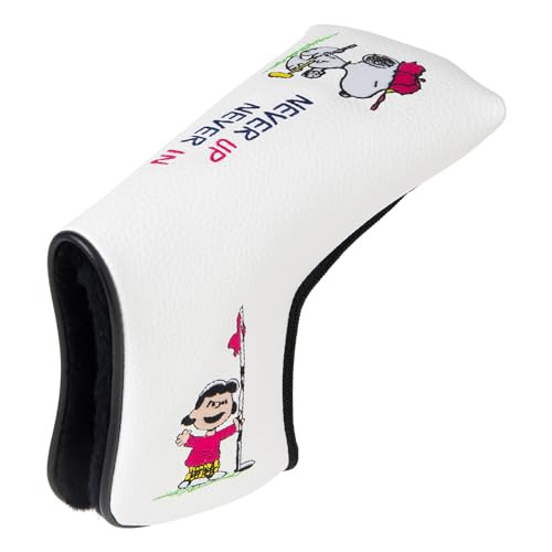 Lite Peanuts Snoopy Golf Blade Head Cover H330 Never Up White for L ...