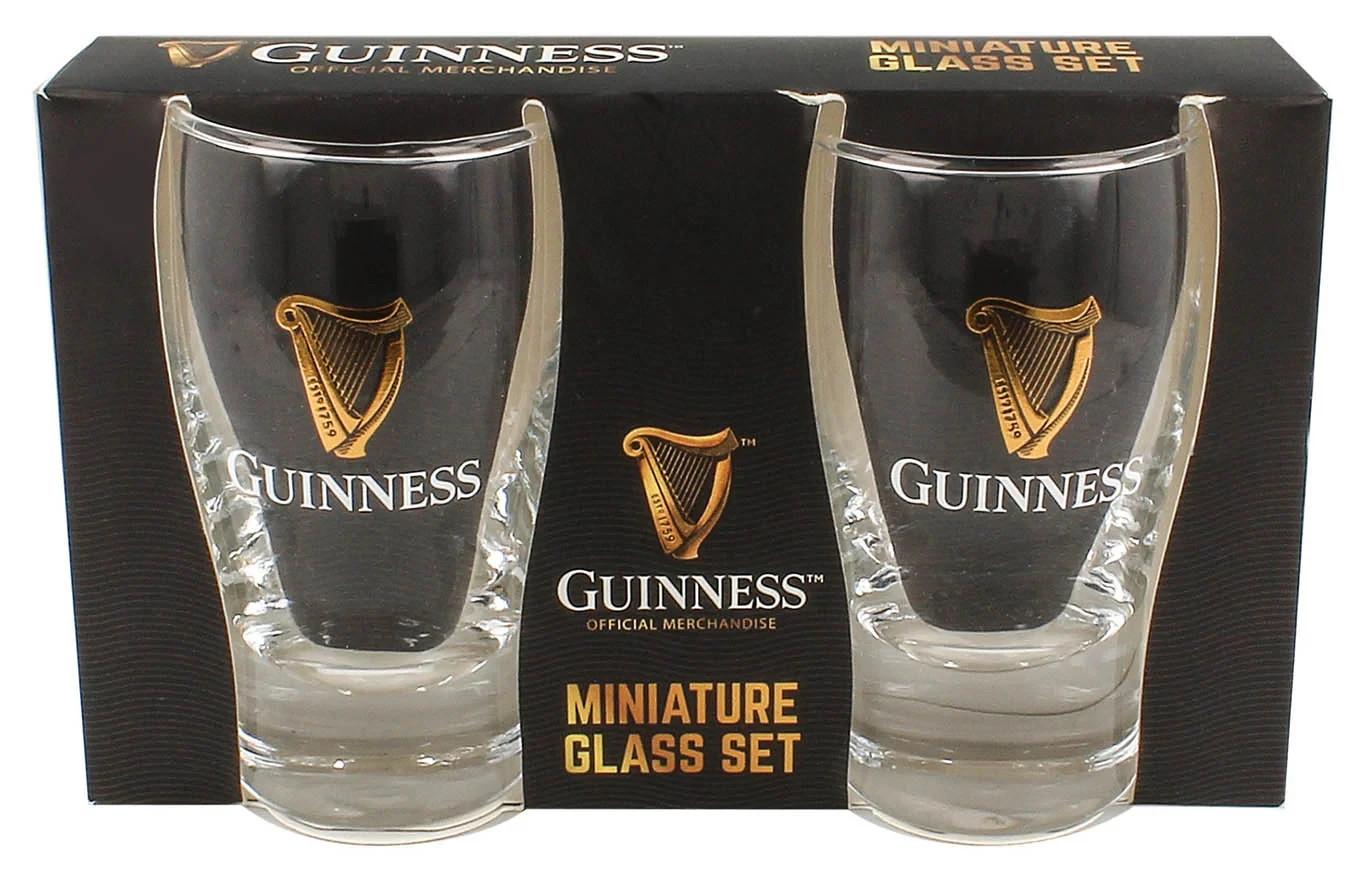Guinness Miniature Glass Set - Baby Guinness - Shot Glass ...