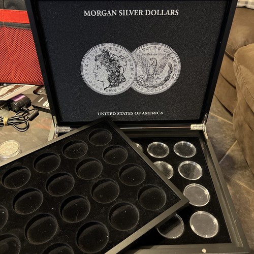 Coin Collection Presentation Case Morgan Silver US Dollar Box No Coins ...