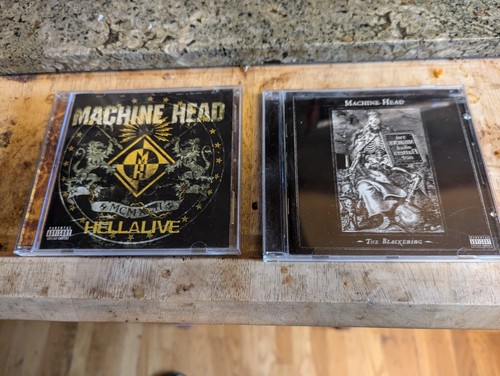 machine head lot cd hellalive the blackening metal death old school rock | eBay