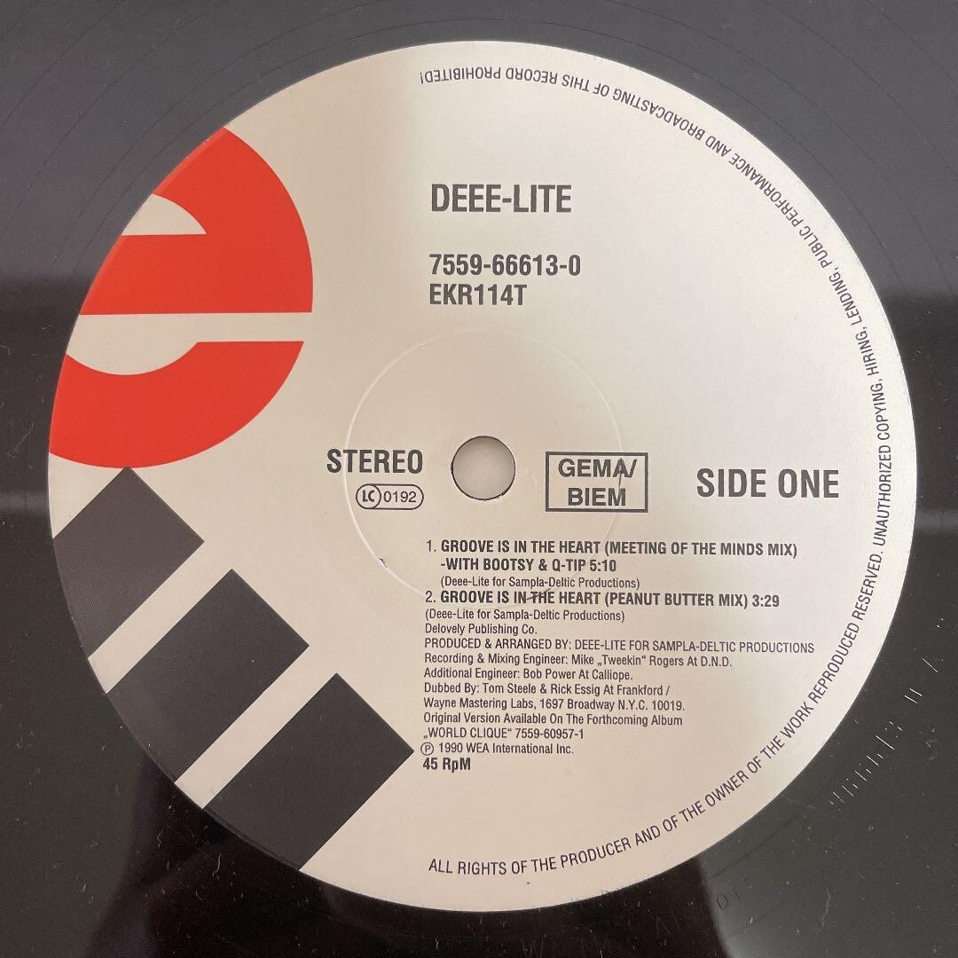 Deee-Lite / Groove Is In The Heart 12" Single Vinyl 1996 EU Reissue ...