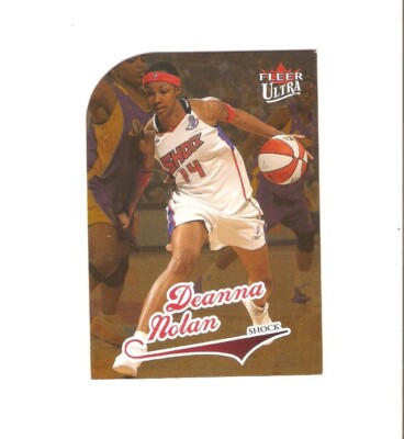 deanna nolan 2004 ultra wnba gold,georgia,ncaa detroit shock card #58 | eBay