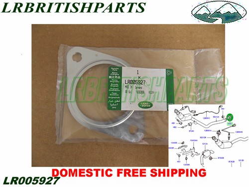 LAND ROVER EXHAUST CONVERTER AND PIPE GASKET LR4 RANGE ROVER SPORT ...
