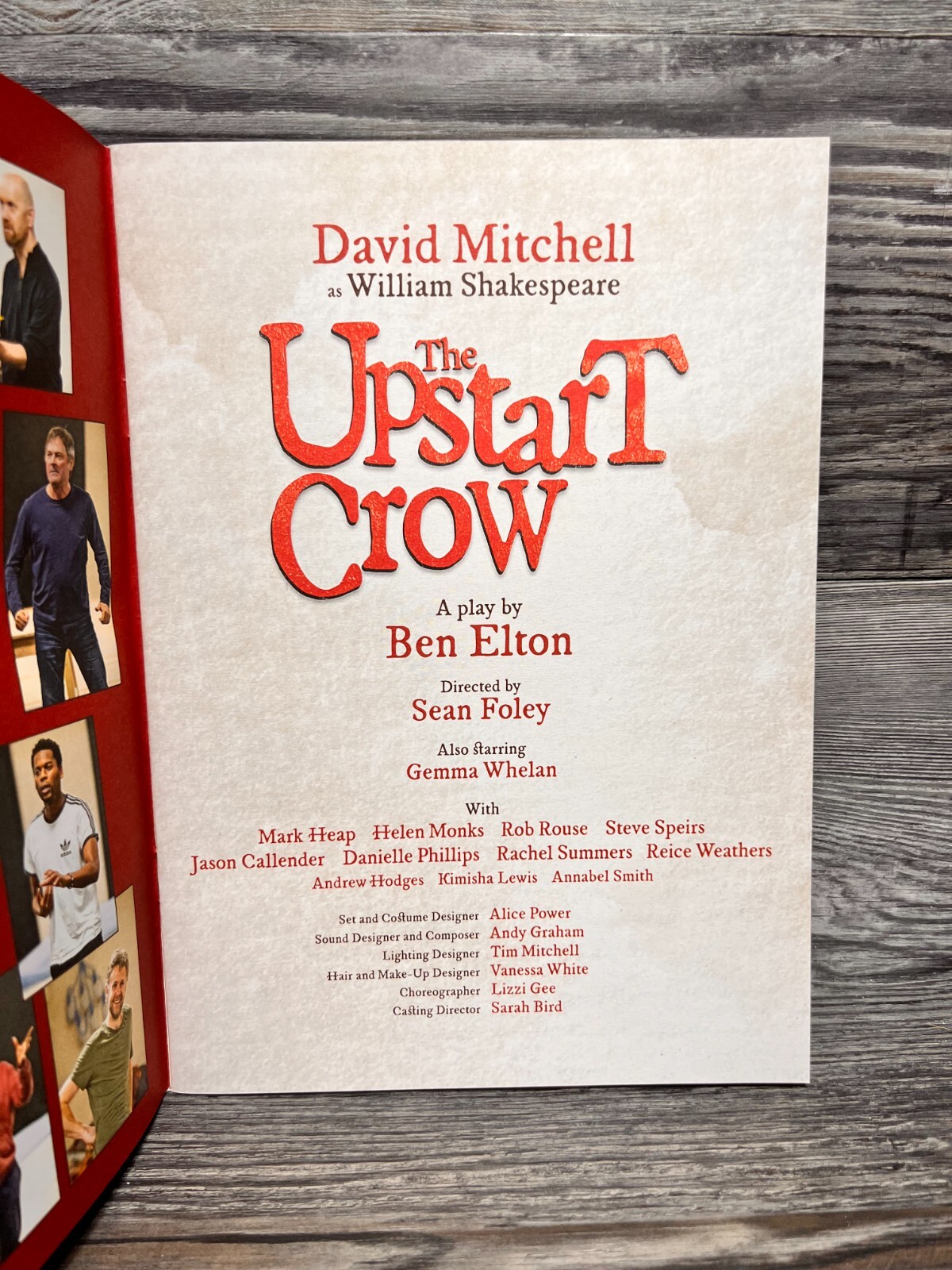 THE UPSTART CROW, PROGRAM, GIELGUD THEATRE | eBay