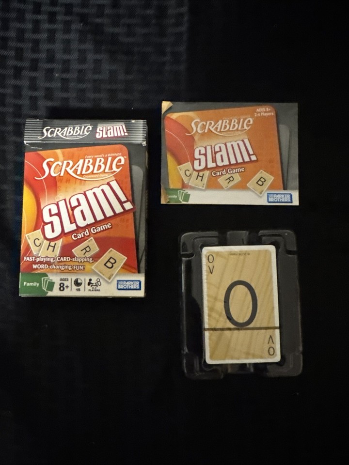 Scrabble SLAM! Card Game by Parker Brothers Sealed Cards, Open Box | eBay