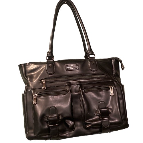 Six Pack Fitness Renee Travel Meal Prep Black Tote Bag Insulated RARE ...