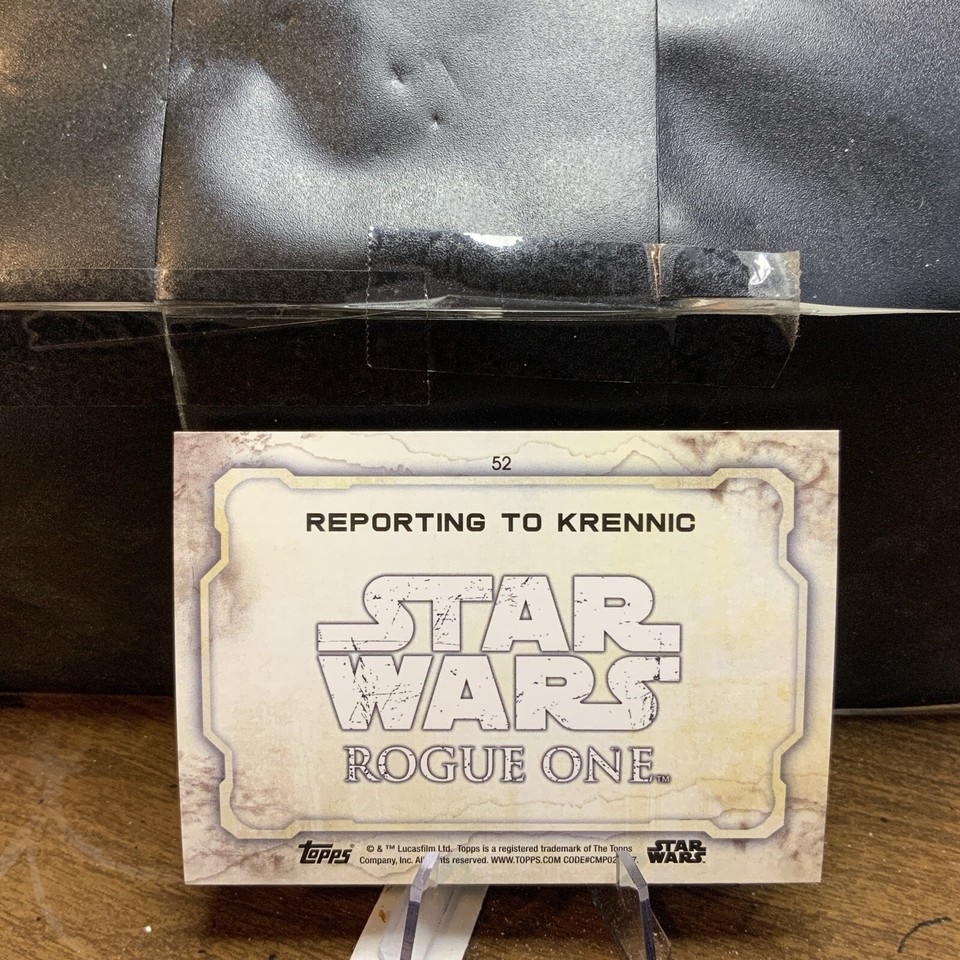 2016 Star Wars Rogue One Series 1 Card #52 Reporting to Krennic | eBay
