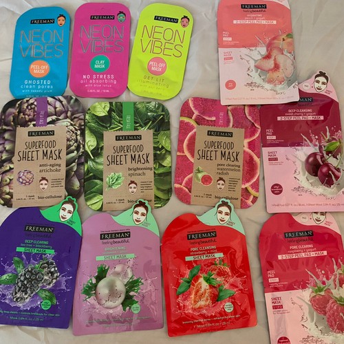 Freeman Facial Pore Cleansing Sheet Mask Variety Pack - 12 Count | eBay