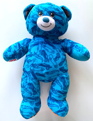 BUILD A BEAR Plush HOT WHEELS Cars 50 Anniversary BAB Blue Sound ...