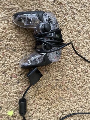 Sony Playstation PS2 Pelican Afterglow Pro PL-691 Clear Gamepad ...