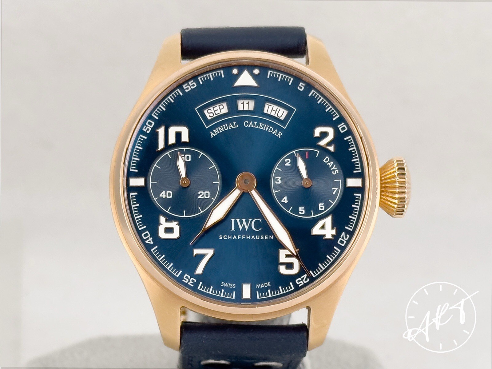 IWC 18K Rose Gold Big Pilot Le Petit Prince Annual Calendar Ltd Ed ...