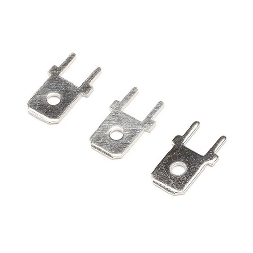 High Quality 6.3mm Uninsulated Spade Terminal Crimp Connector PCB 0.8mm ...
