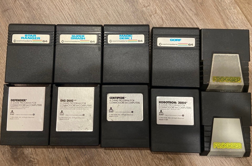 commodore 64 game lot bundle untested | eBay