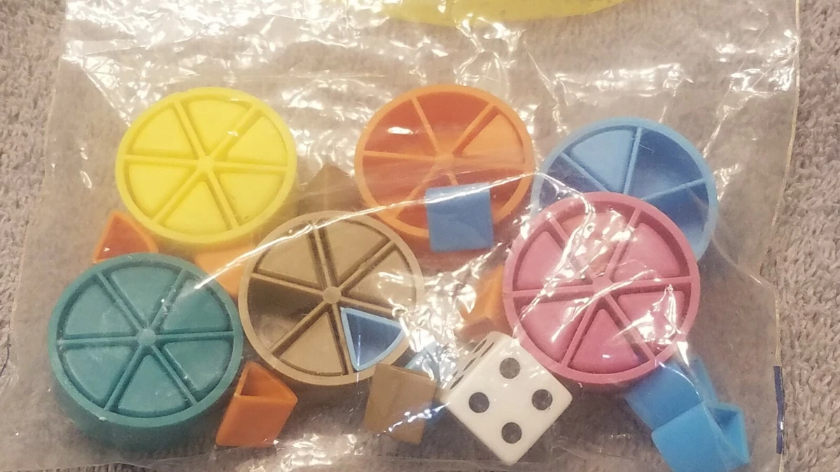 Trivial Pursuit Game Pieces