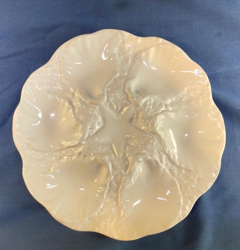 2 Oyster Serving plate - Shellfish plates White | eBay