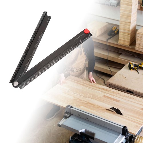 Folding Ruler Flexible Aluminum Alloy Ruler for Drawing DIY Projects ...