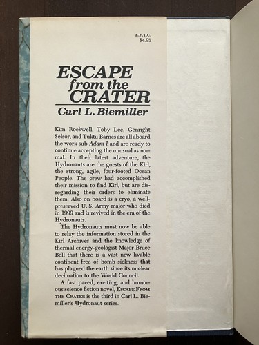 Carl Biemiller/The Hydronauts Series/Lot of 3/HBDJ/First Editions/Frank ...