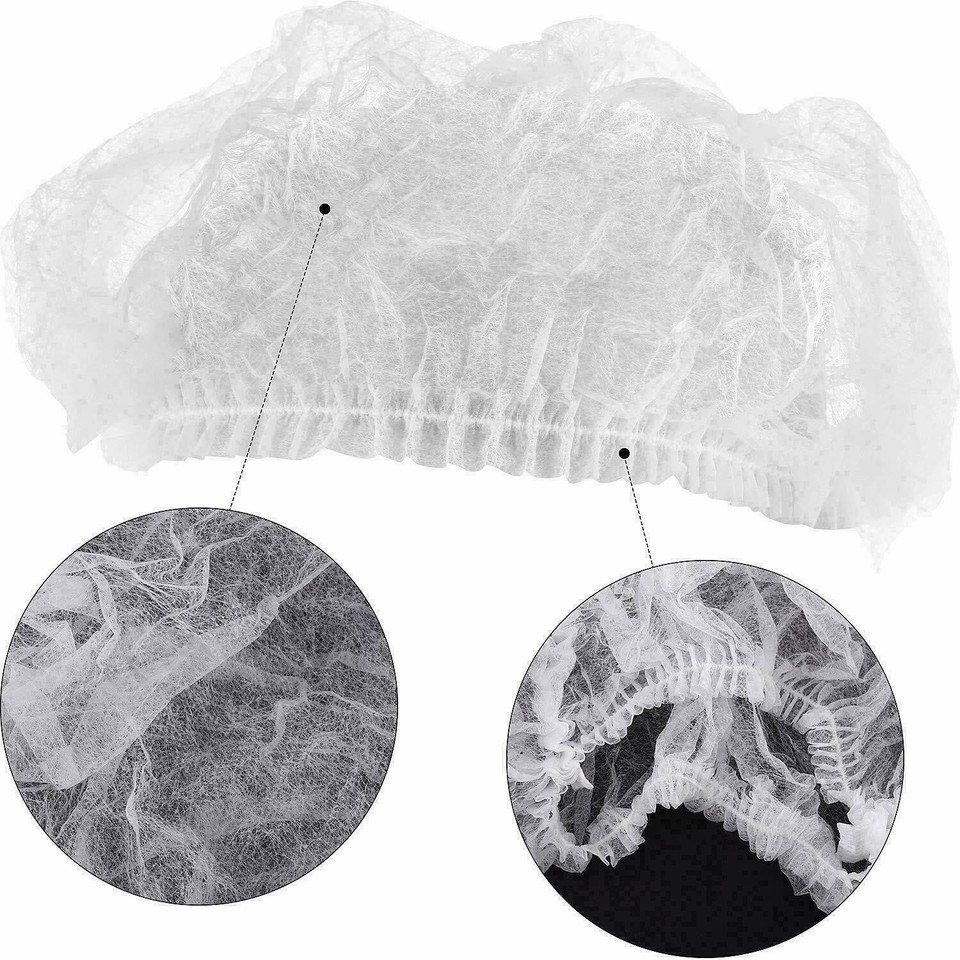 Head Cover Hair Net Disposable Hair Net Cap Elastic Bouffant Cap | eBay