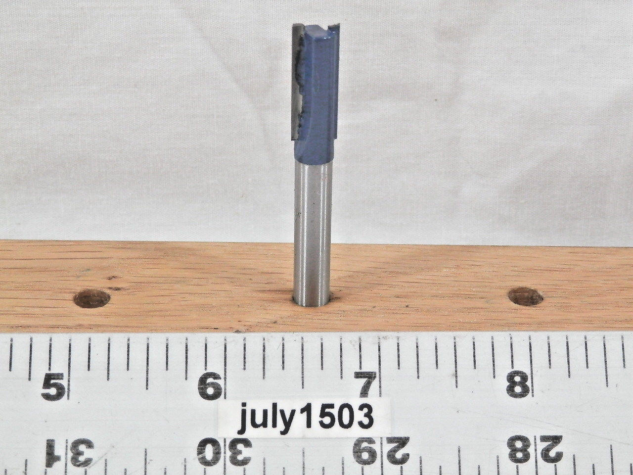 (1) NEW 5/16" D Straight Bit Carbide Tip Router Bit 1/4" Shank 2 Flute ...