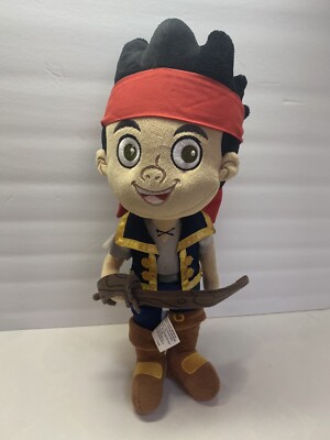 Disney Parks Jake and the Neverland Pirates Plush Stuffed Toy Jake Doll ...