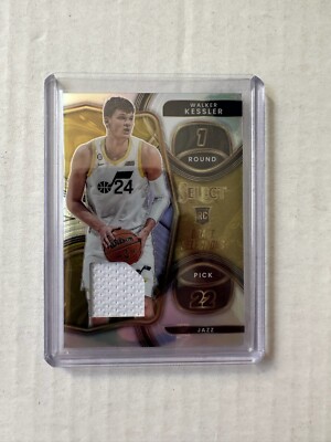 Walker Kessler 2022-23 Select Silver Jersey Patch RC Rookie | eBay