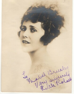 Ruth Roland Signed Autographed Small Photo Hollywood Actress BAS ...