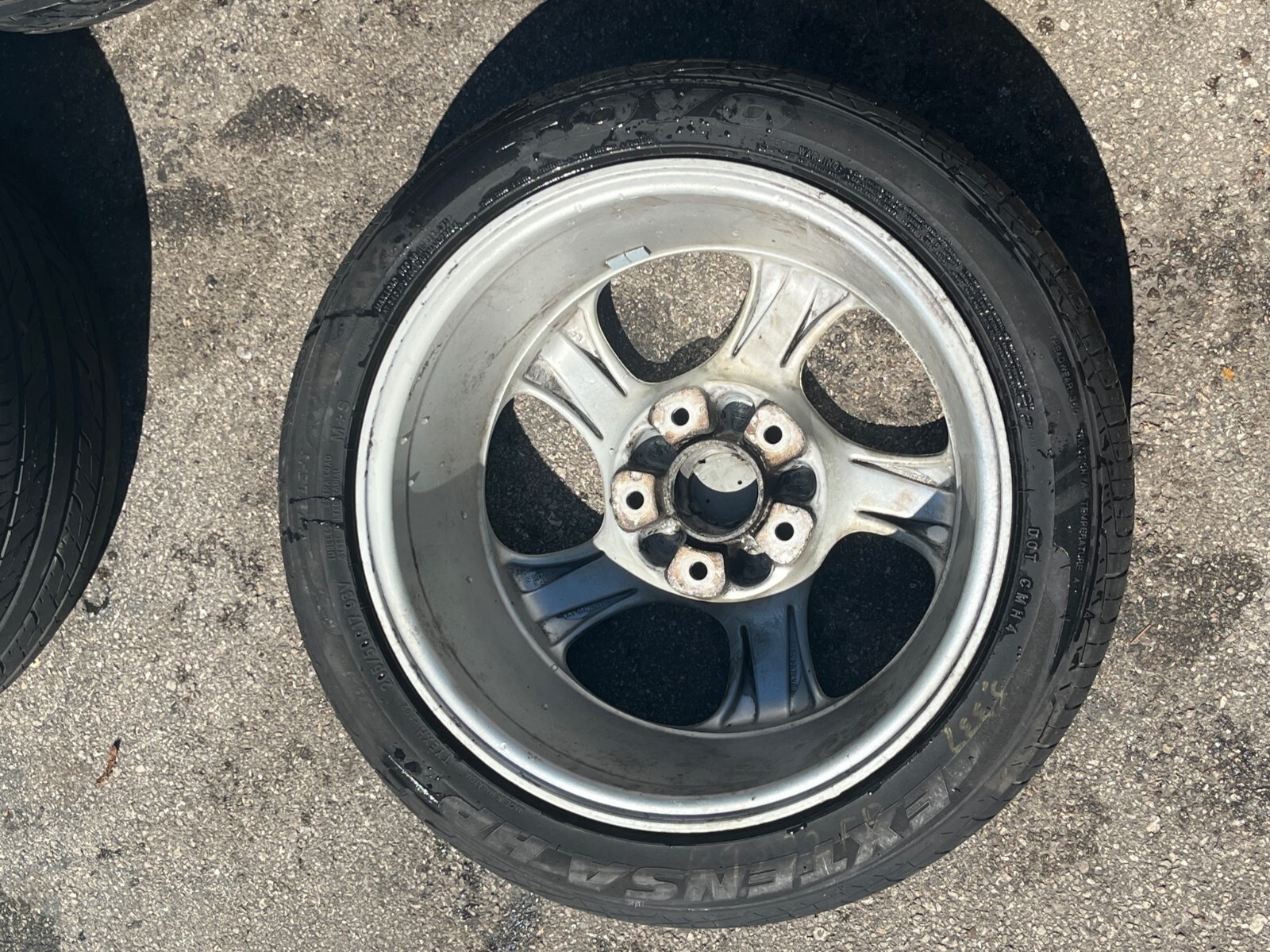 Porsche 911 996 986 Boxster 17" Twist Alloy Wheel/Tire Rim Set of 4 ...